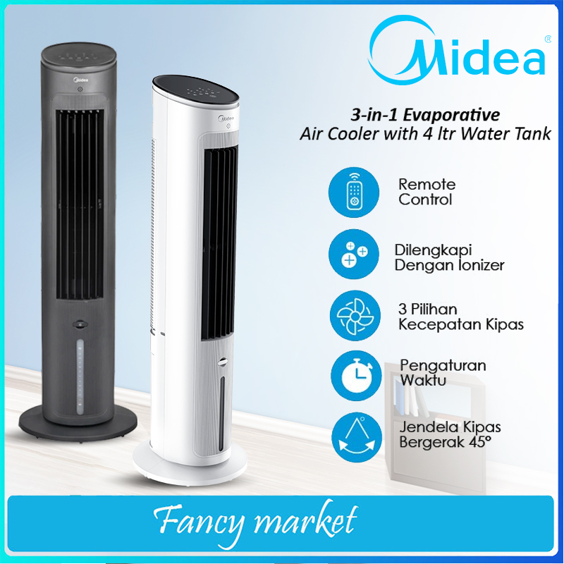 Jual NEW AIR COOLER MIDEA TOWER MAC-400R Penyejuk Ruangan Kapasitas 4 ...