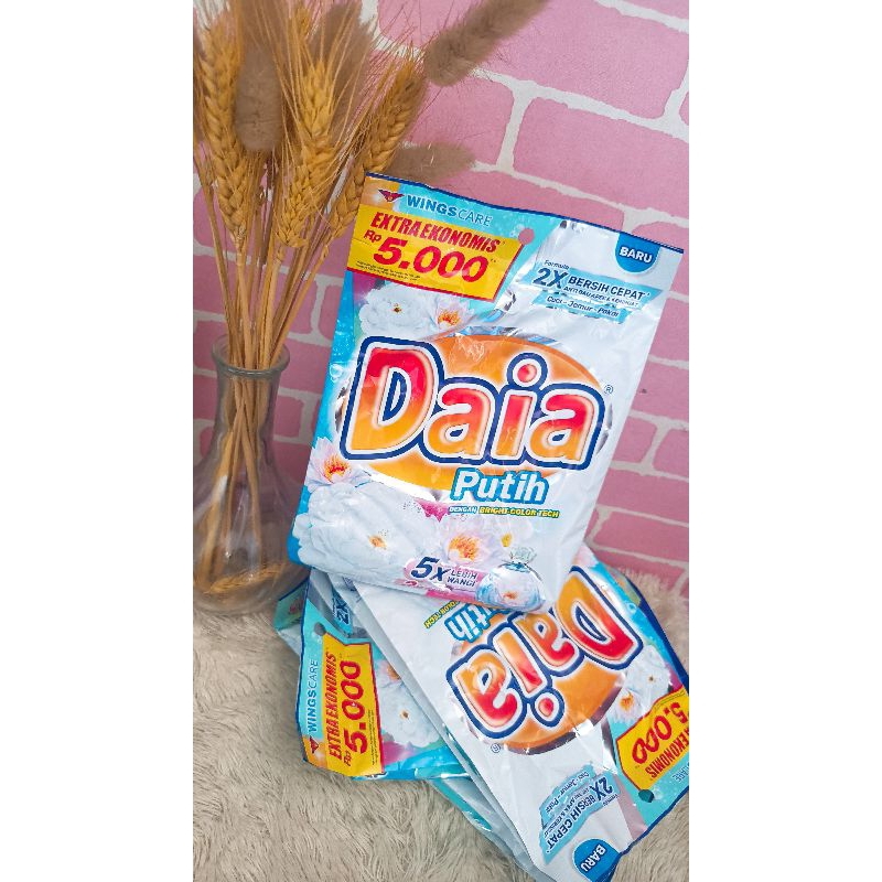 Jual Daia Putih Detergen bubuk Bag -245g kemasan 5000an | Shopee Indonesia
