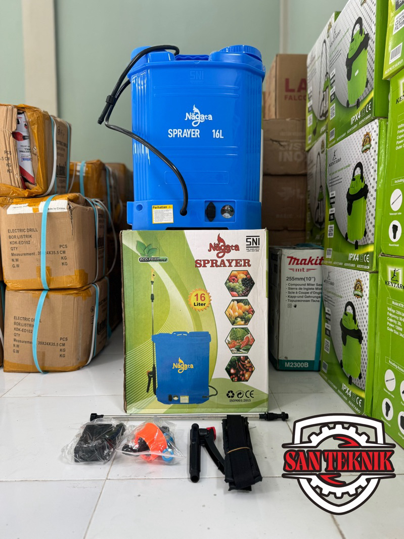 Jual sprayer elektrik tanaman pertanian original nagata 16L | Shopee ...