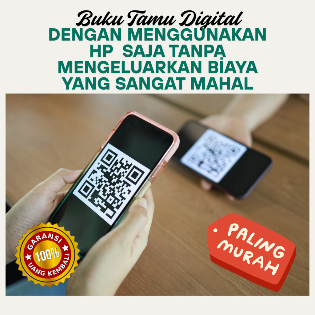Jual Buku Tamu Undangan Digital Pernikahan Wedding dll Sistem Registrasi QRcode Checkin Tamu by ...