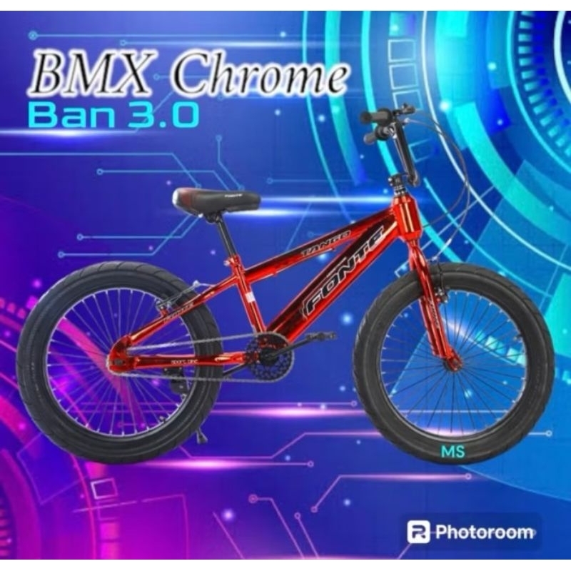 Jual Sepeda Anak Laki Ukuran 20 Inch BMX FONTE TANGO Ban 3.0 | Shopee ...