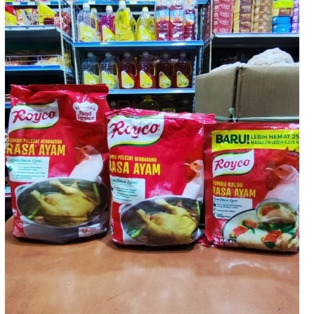 Jual Royco bumbu kaldu rasa ayam ukuran @220 gr,460gr,1 kg | Shopee ...