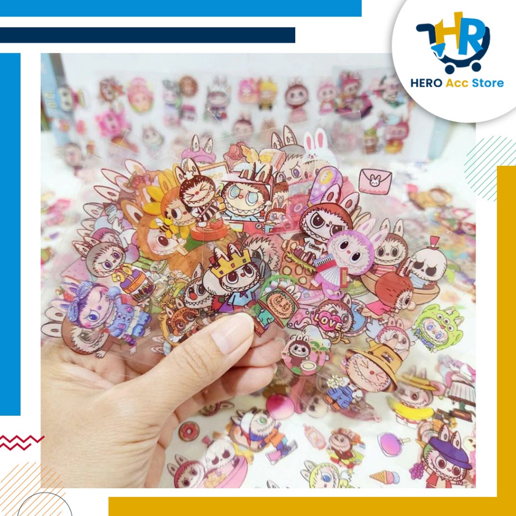 Jual KZ 40 Sticker labubu anti air | Stiker labubu viral | Stiker ...