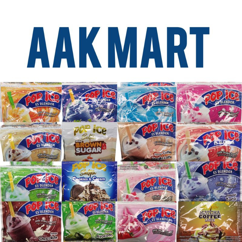 Jual Pop ice Varian Rasa satu renceng isi 10 sachet | Shopee Indonesia