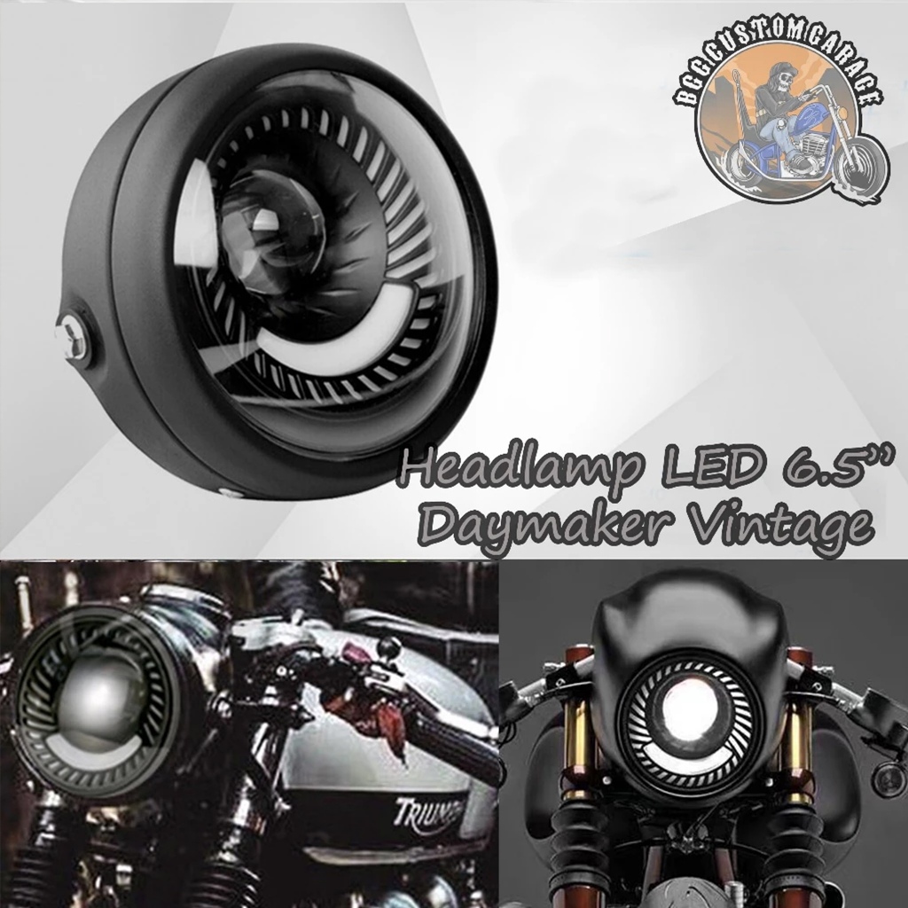 Jual Headlamp Daymaker LED Vintage 5,75 inch Import . Lampu Daymaker ...