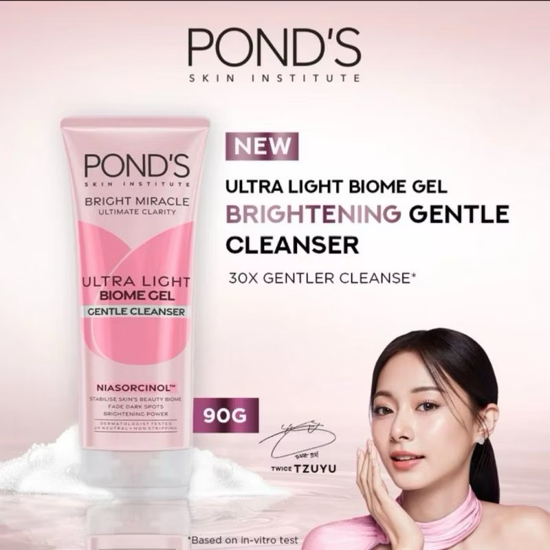 Jual Ponds Bright Miracle Ultra Light Biome Gel Brightening Gentle ...