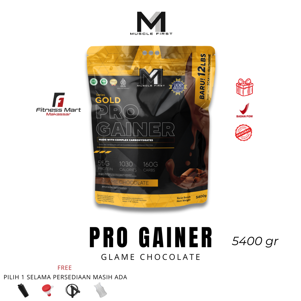 Jual MUSCLE FIRST Pro Gainer 12lbs - Mass Gainer Penambah Berat Badan ...