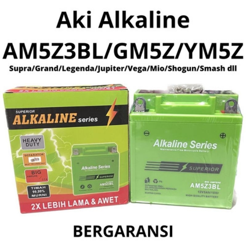 Jual AKI GRANDCELL ALKALINE LENGKAP/BEAT/SAT F/VARIO/NINJA 250/RXKING ...