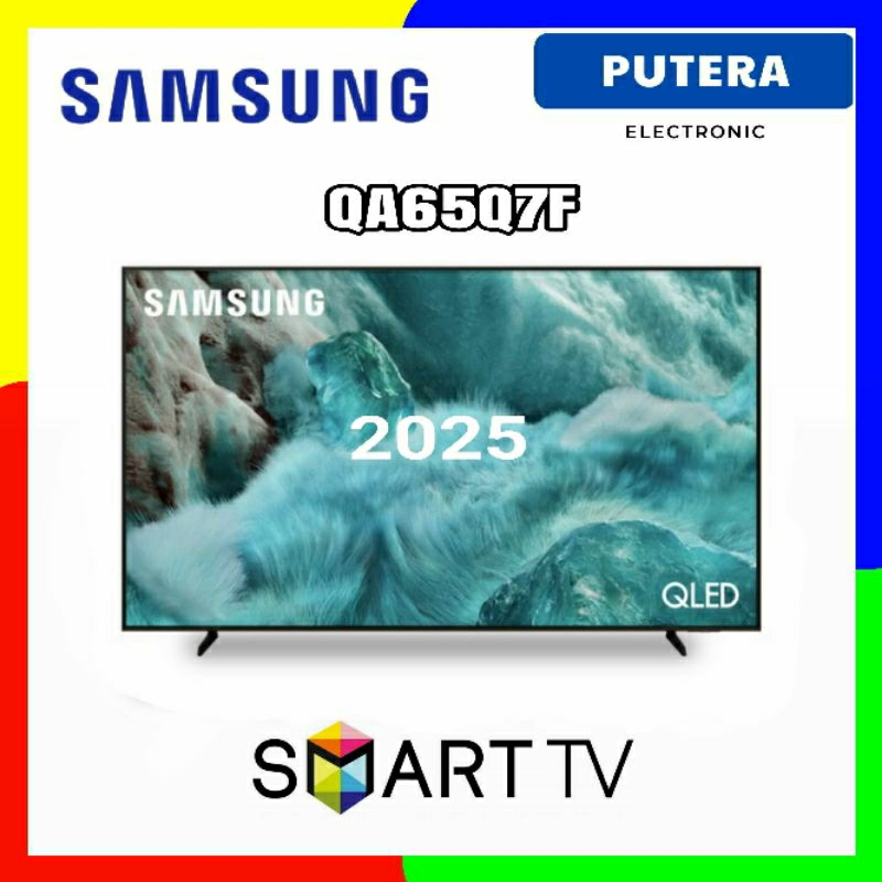 Jual SAMSUNG 65Q7F SMART TV 65 inch QLED 4K QA65Q7F Series 2025 | Shopee Indonesia