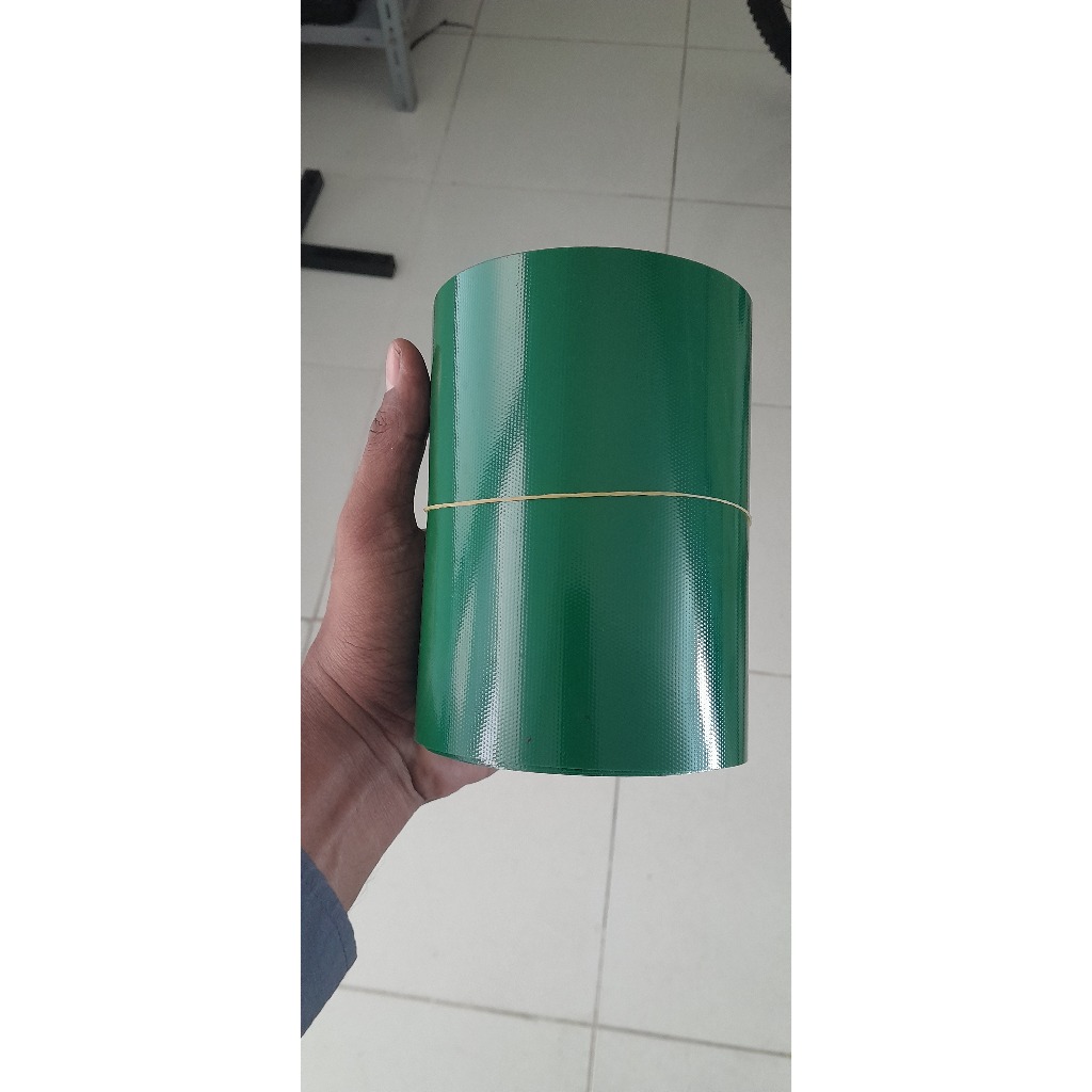 Jual Conveyor Belt PVC Warna Hijau Fabric Tebal 1 mm (E) | Shopee Indonesia