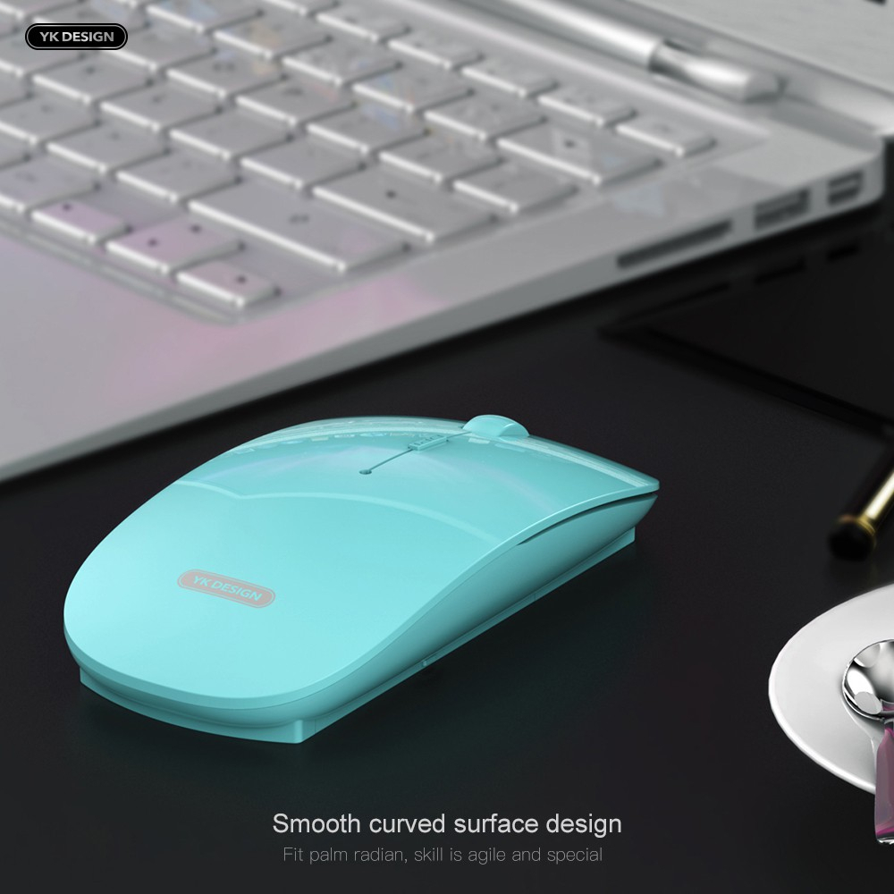 Jual MOUSE WIRELESS YK DESIGN ULTRA-THIN WIRELESS MOUSE YK-W10 | Shopee ...