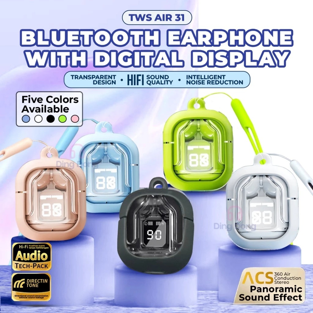 Jual Ultrapods TWS Air31 Bluetooth 5.3 Earphone Android with Microphone ...