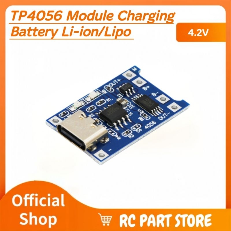 Jual TP4056 Modul Charger Micro USB & Type C Full Protection TP4056 ...