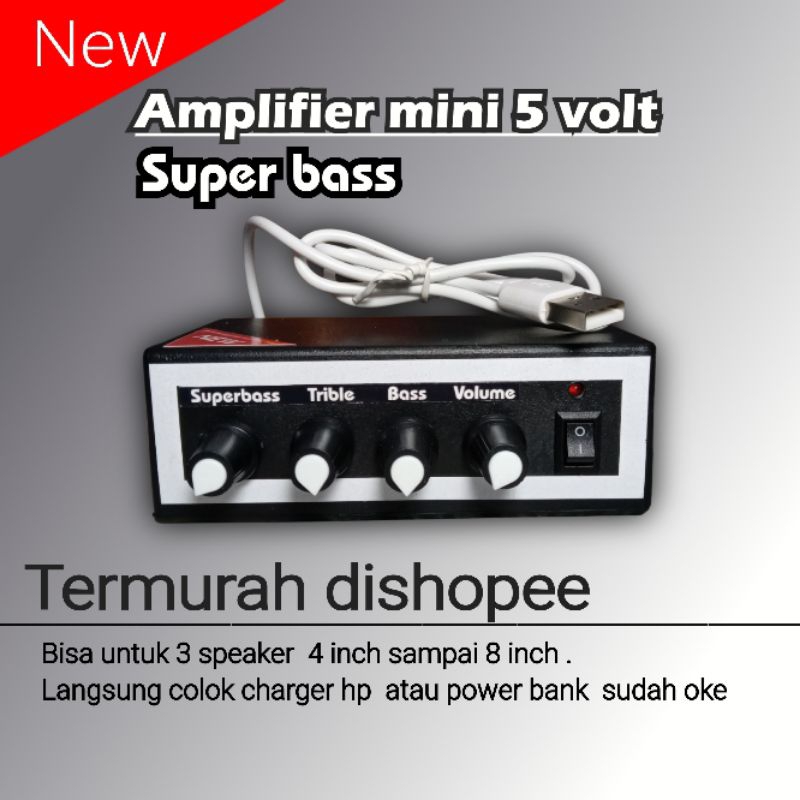 Jual POWER AMPLIFIER MINI SUPER BASS power mini amplifier mini ...