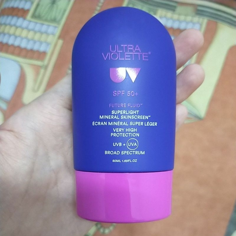 Jual (PRELOVED) ULTRA VIOLETTE Future Fluid SPF 50+ Superlight Mineral ...