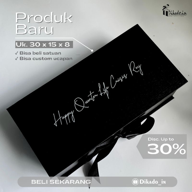 Jual HARD BOX | uk. 30 x 15x 8 | BOX kado | box premium | box murah ...