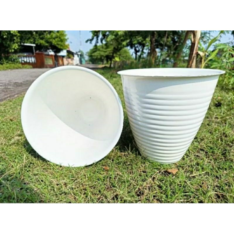 Jual Pot Putih Guci 30 | Shopee Indonesia