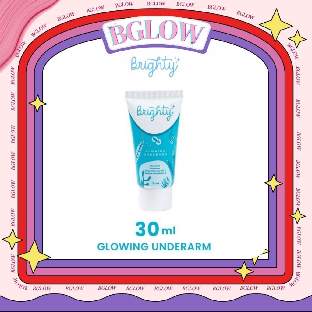 Jual BRIGHTY Glowing Underarm Gel exfoliating liquid serum pencerah ...