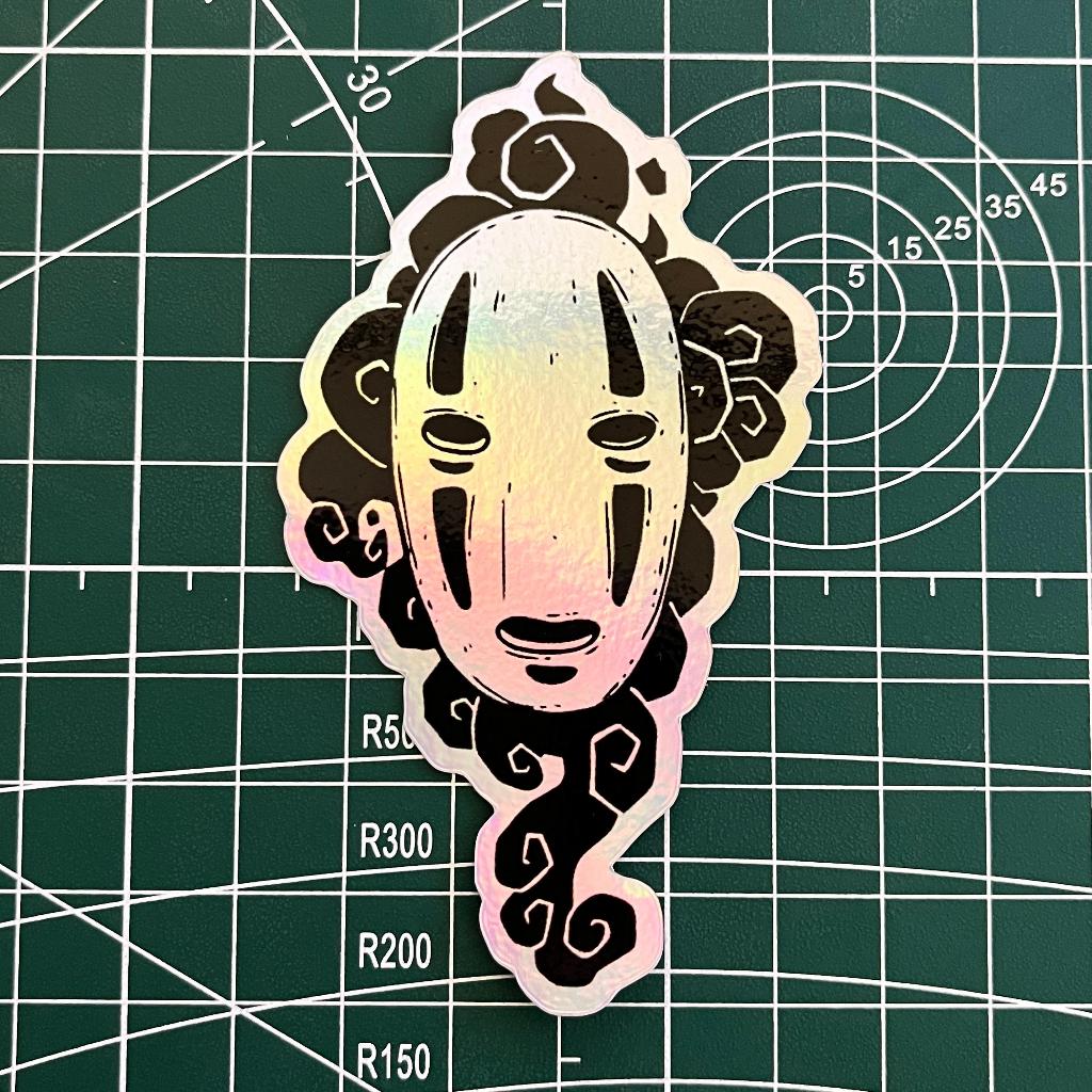 Jual Stiker hologram anime Spirited Away No Face || STICKER HOLOGRAM ...