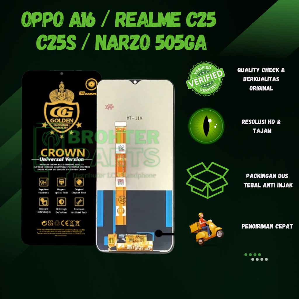 Jual LCD OPPO A16 / A54S / Realme C25 / C25S / NARZO 50A TOUCHSCREEN FULLSET COMPLETE | Shopee ...
