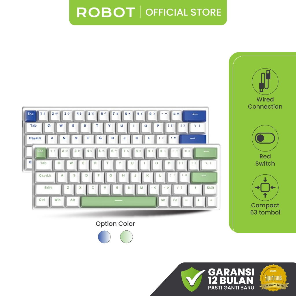 Jual ROBOT Keyboard Gaming Kabel Gaming Keyboard Wired WORKMATE IV ...