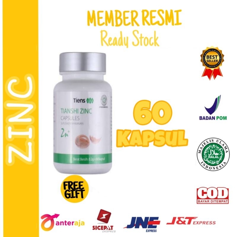 Jual ZINC CAPSULE ISI 60 KAPSUL | Shopee Indonesia