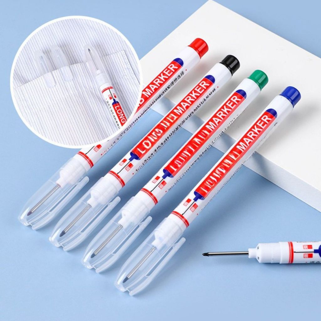 Jual Spidol Tukang Penanda Kepala Panjang Pulpen Tulisan Serbaguna Alat ...