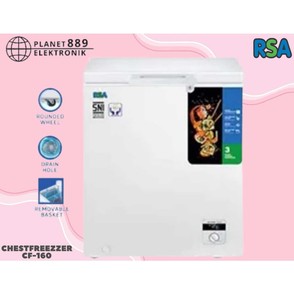 Jual Chestfreezer RSA CF-160 Pendingin / Pembeku Makanan 144L | Shopee ...