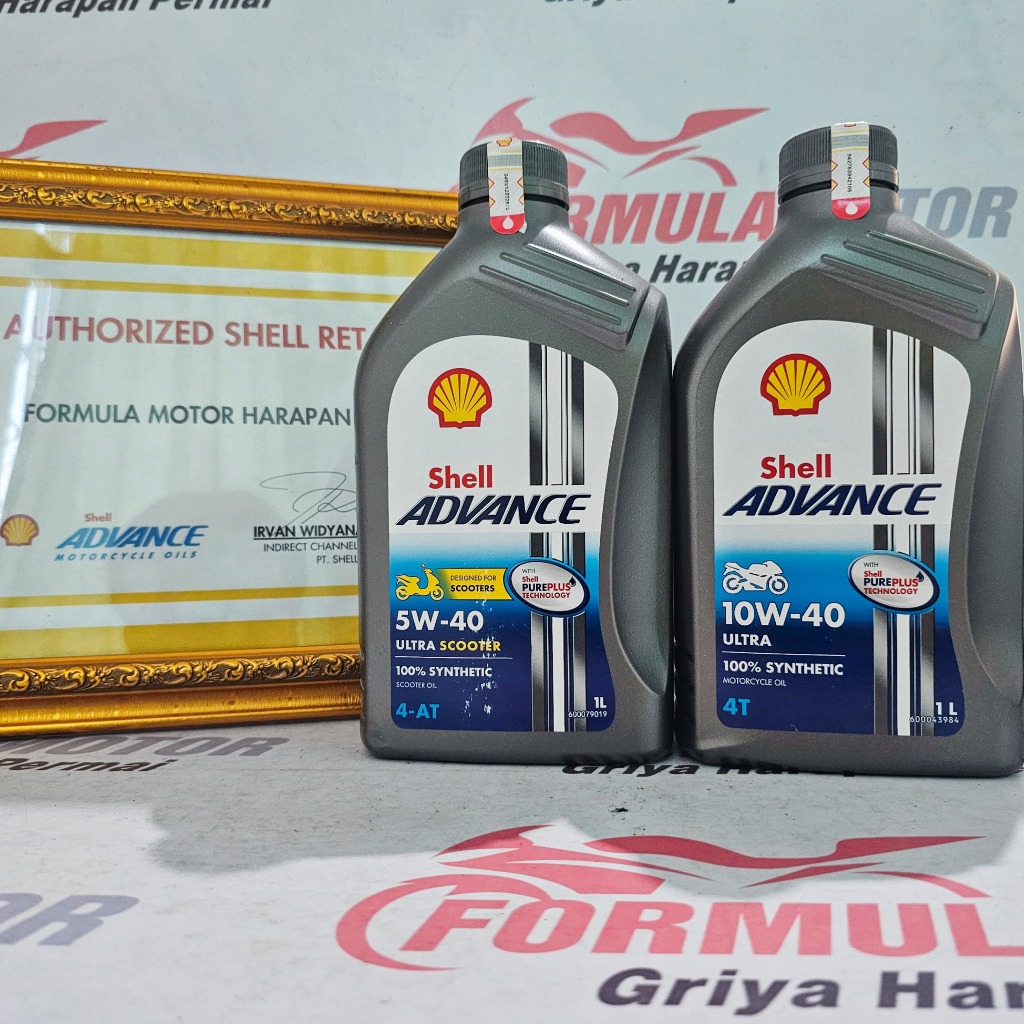 Jual (AX-Ultra Series) Shell Advance Ultra 4T/Matic/Scooter/SC - Oli Mesin Motor FULL SYNTHETIC ...