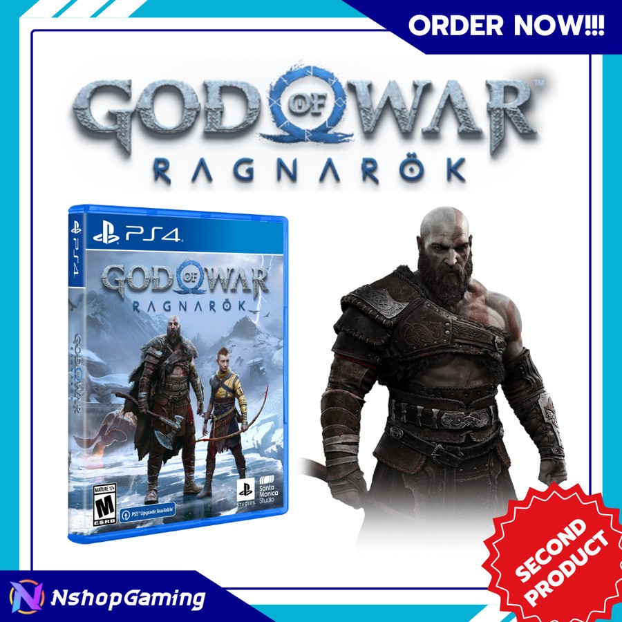 Jual God Of War Ragnarok Playstation 4/Kaset PS4 (Second) | Shopee Indonesia