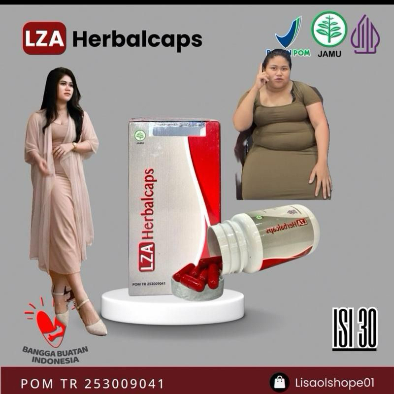 Jual LZAHerbalcaps pelangsing badan isi 30 BPOM suplemen kesehatan ...