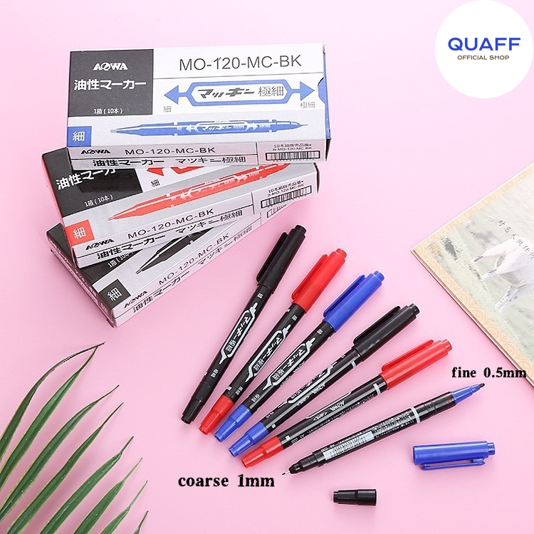 Jual Spidol Double Marker 2 Sisi [Dual Tip Premium] - Spidol Pulpen 2 ...