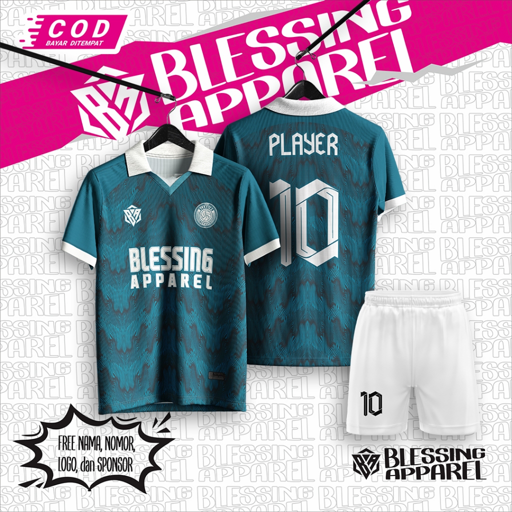 Jual Jersey Futsal Dan Bola Custom Nama+Nomor+Logo+Sponsor (Bisa Satuan ...