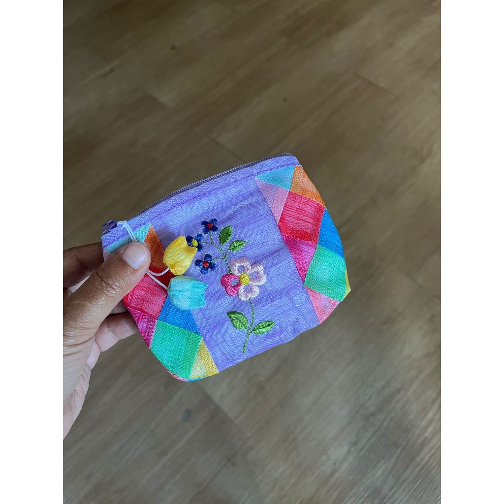Jual Dompet Koin model bunga kotak souvenir korea asli | Shopee Indonesia