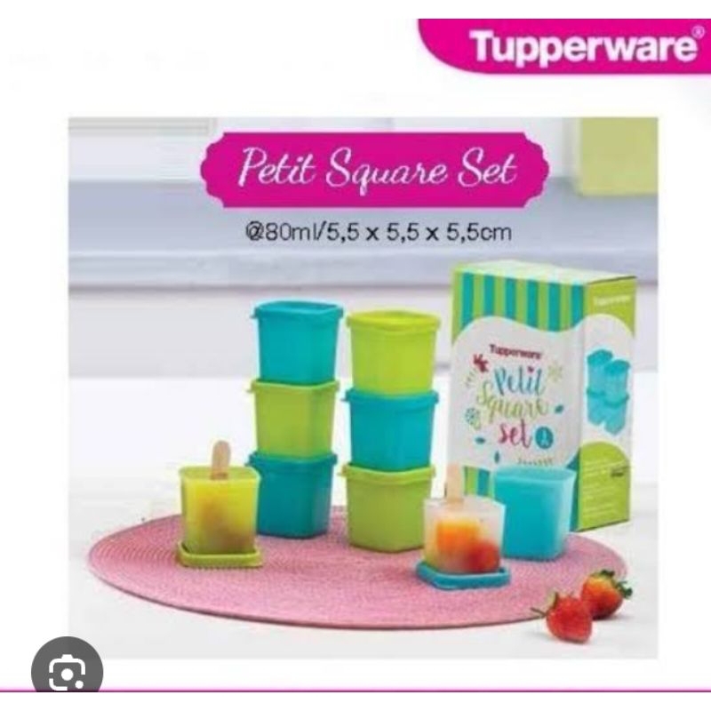 Jual petit square set tupperware | Shopee Indonesia