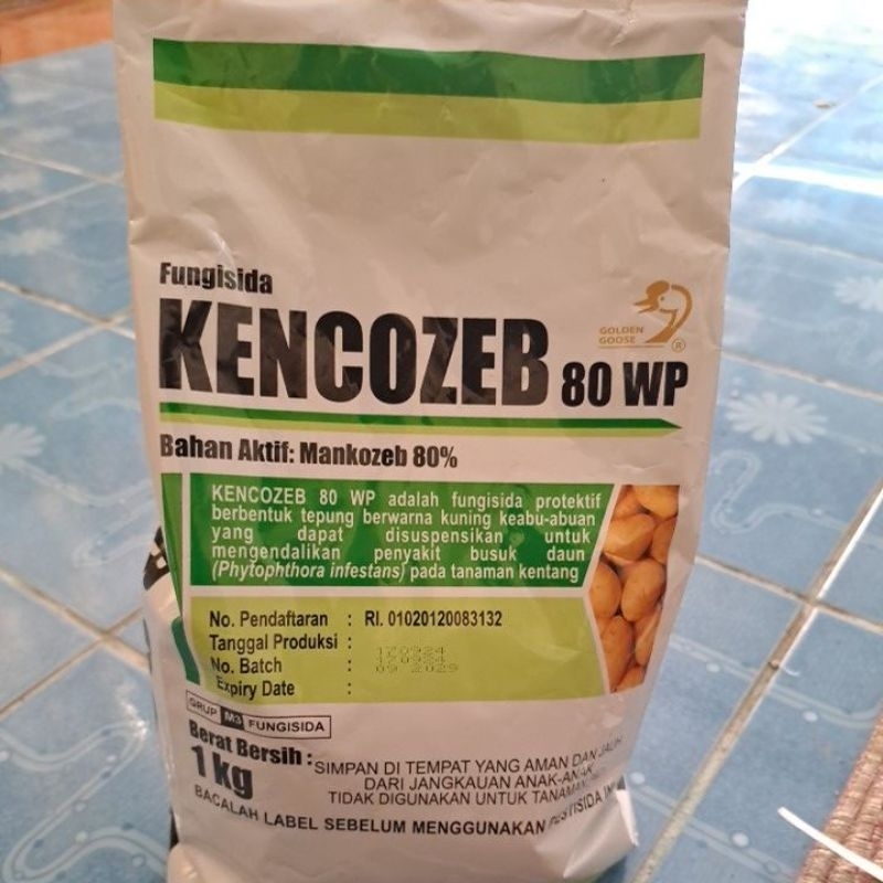 Jual FUNGISIDA KENCOZEB 80WP KUNING KEMASAN 1KG, KENSO | Shopee Indonesia
