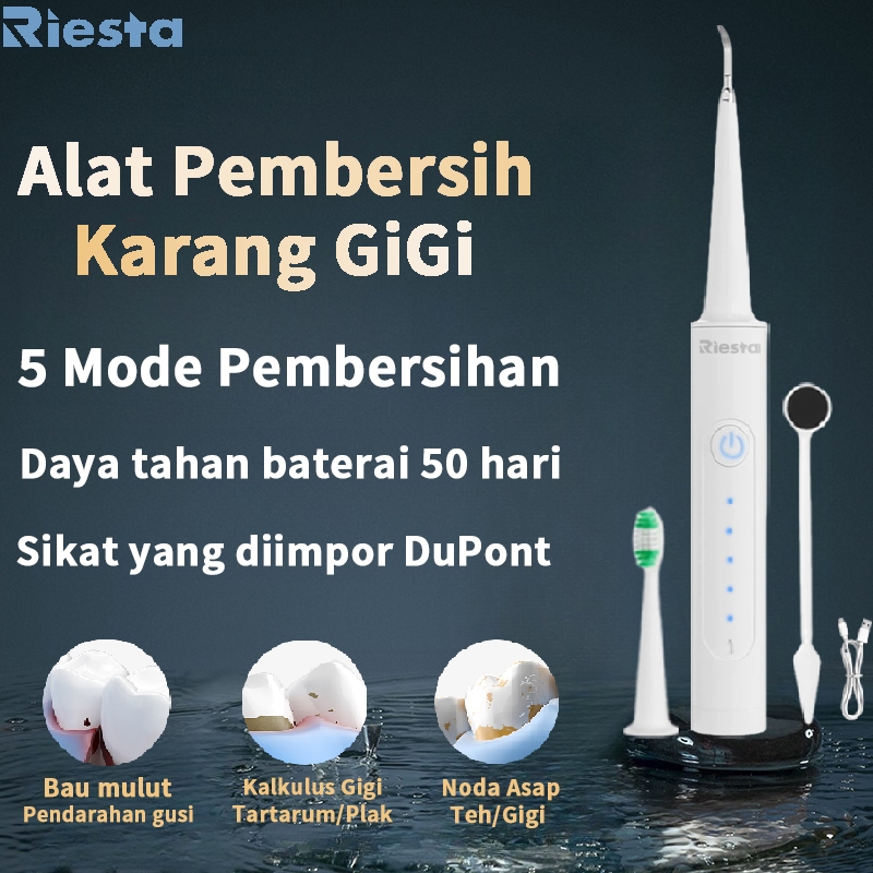 Jual Riesta 2 in 1 Pengukur ultrasonik Scaler Pembersih Karang Gigi ...