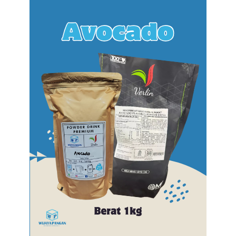 Jual VERLIN rasa AVOCADO powder drink minuman bubuk (1kg) | Shopee ...