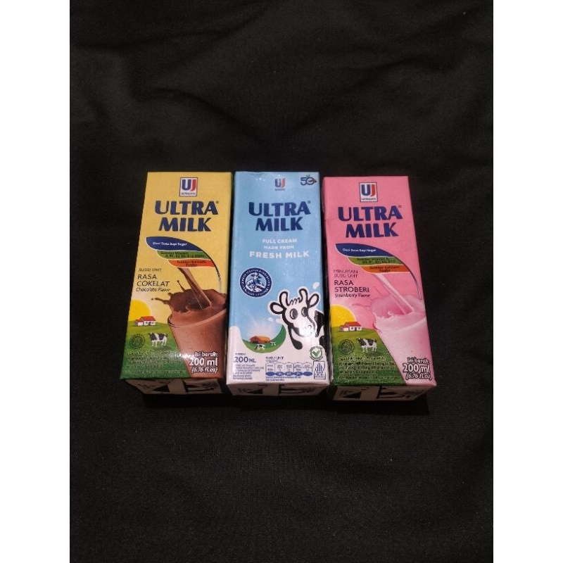 Jual Ultra Milk 3 Varian Rasa 200ml | Shopee Indonesia
