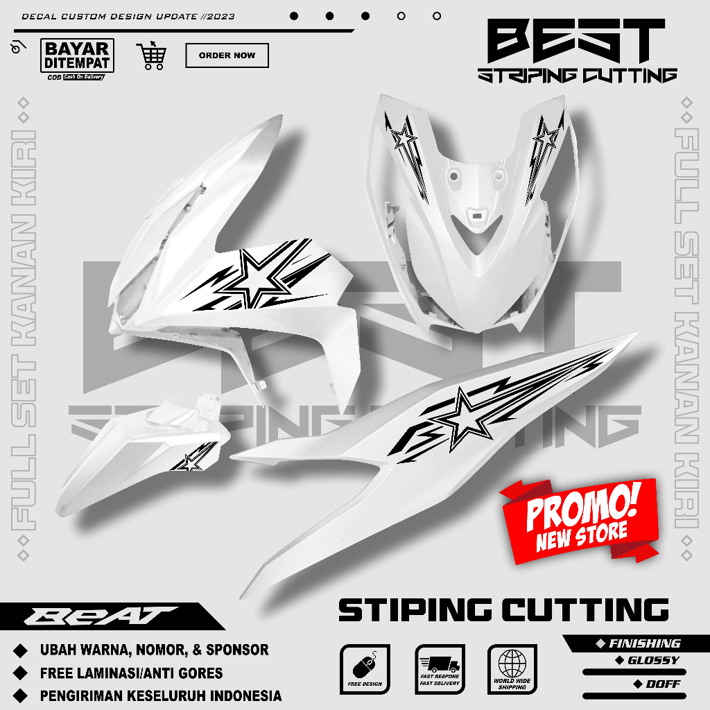 Jual Striping Cutting Beat Deluxe - Beat Street 2020-2023 Variasi ...