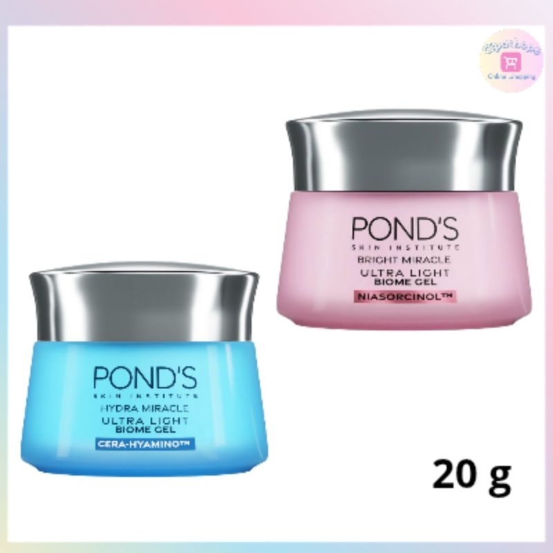Jual Ponds Moisturizer Ultra Light Biome Gel 20 g | Shopee Indonesia