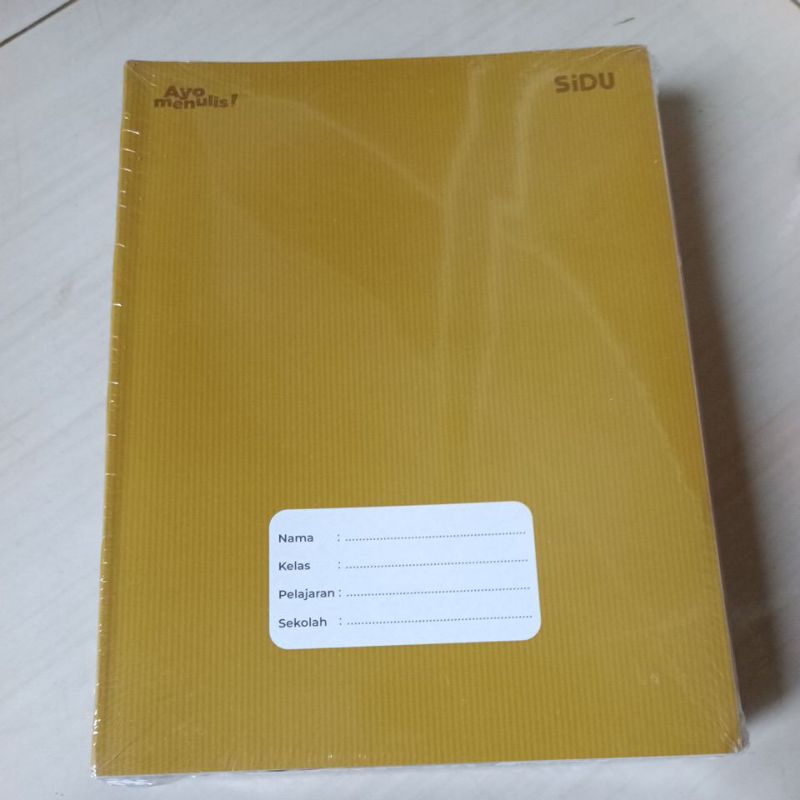 Jual BUKU TULIS / BUKU TULIS SIDU SAMPUL COKLAT 1 Pack ( isi 10 ...
