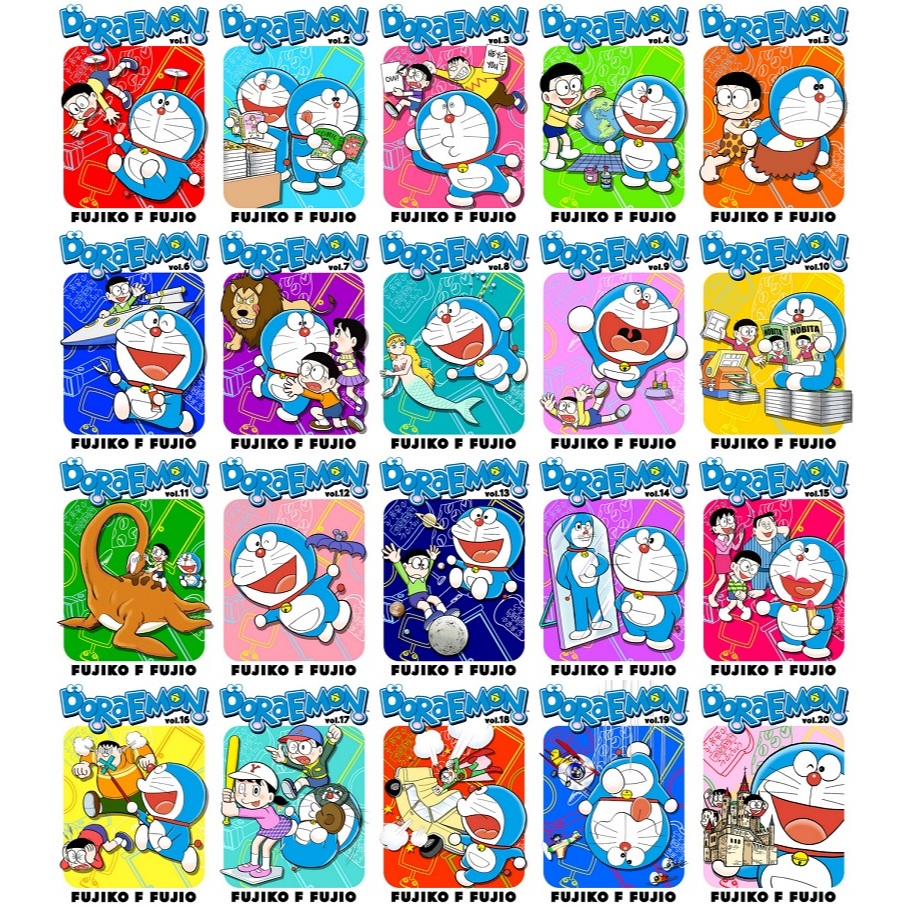 Jual (Komik D) SET 01 - Doraemon - Full Color Volume 001 - Volume 020 ...