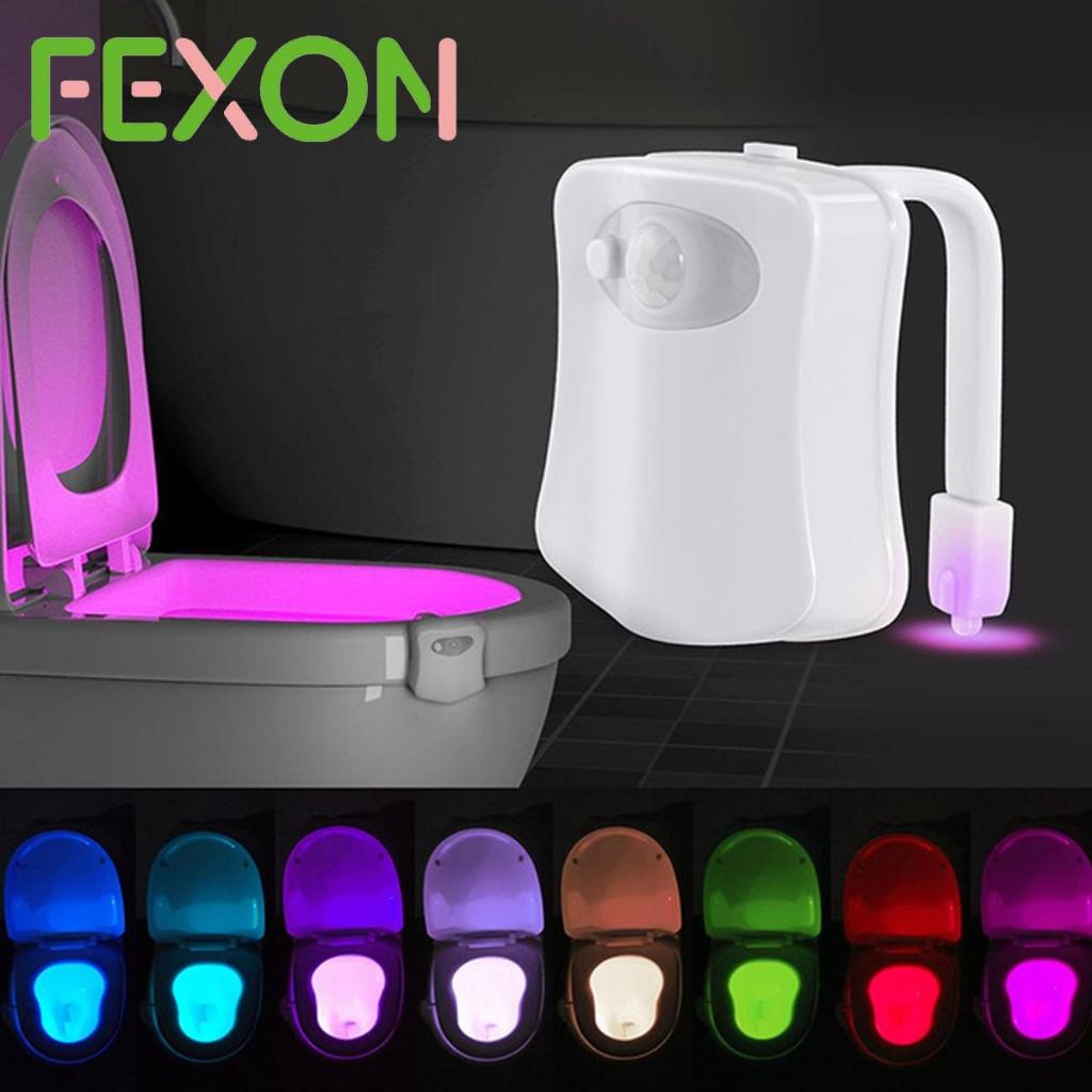 Jual [COD] FEXON Lampu Toilet Pintar | Lampu Malam Toilet LED Sensor ...