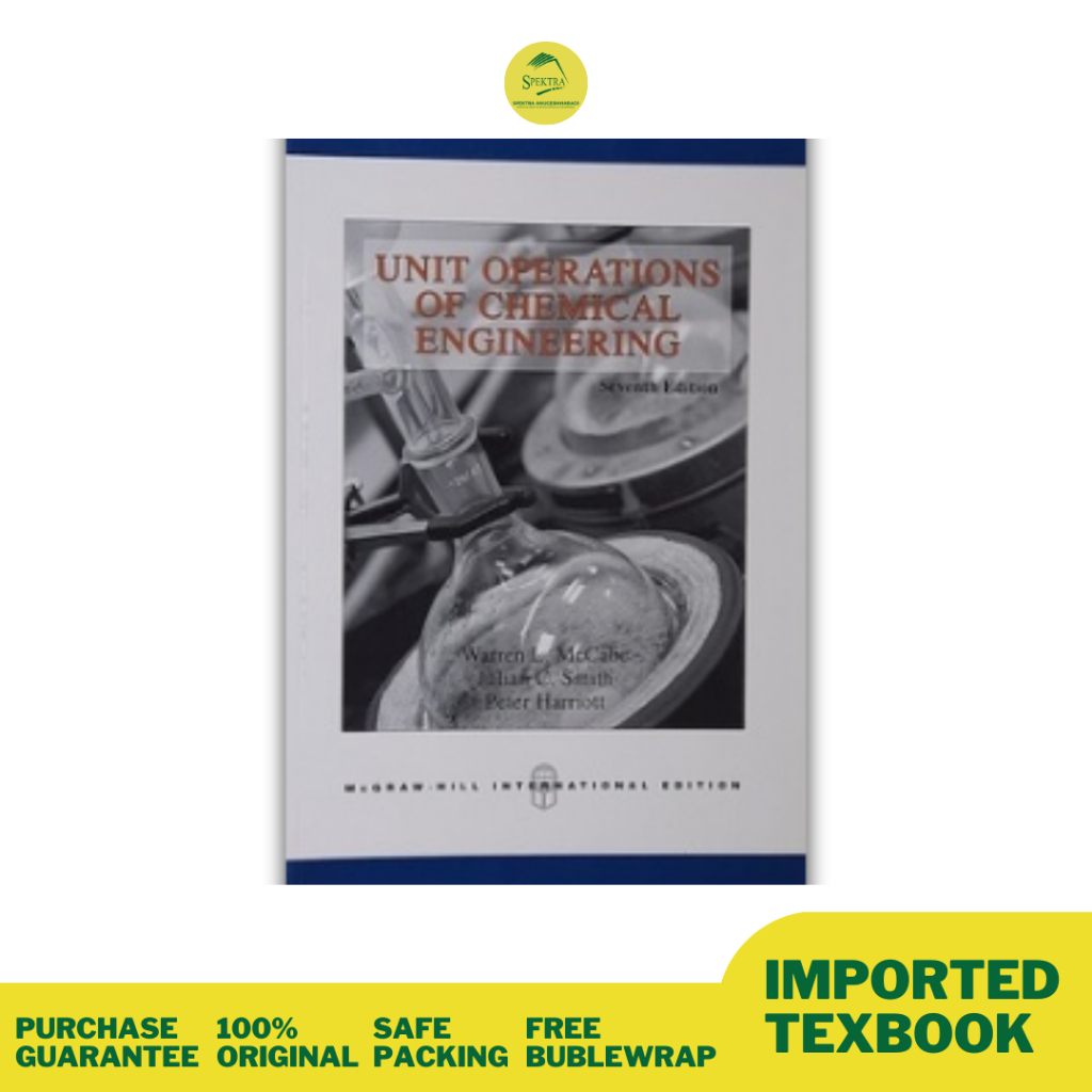 Jual Buku Hill Unit Operations of Chemical Engineering 7 Edition 9780071247108 | Shopee Indonesia