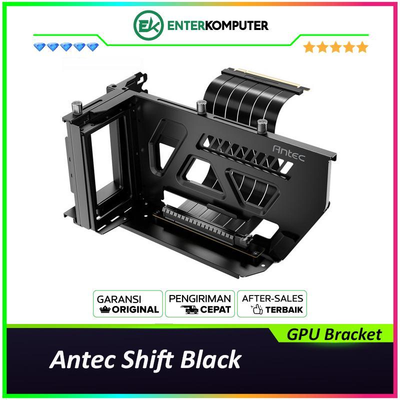 Jual Antec Shift Black - Vertical GPU Bracket with PCIE 4.0 Riser Cable | Shopee Indonesia
