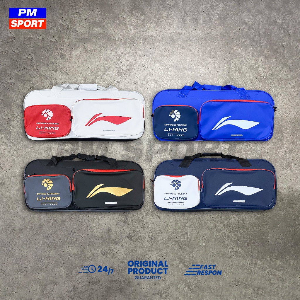 Jual TAS BADMINTON / BULUTANGKIS LINING ABDU443 6 IN 1 RACKET BAG NEW ...