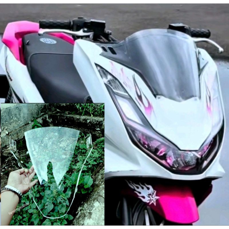 Jual VISOR CEPER HONDA PCX 160 FULL BENING | Shopee Indonesia
