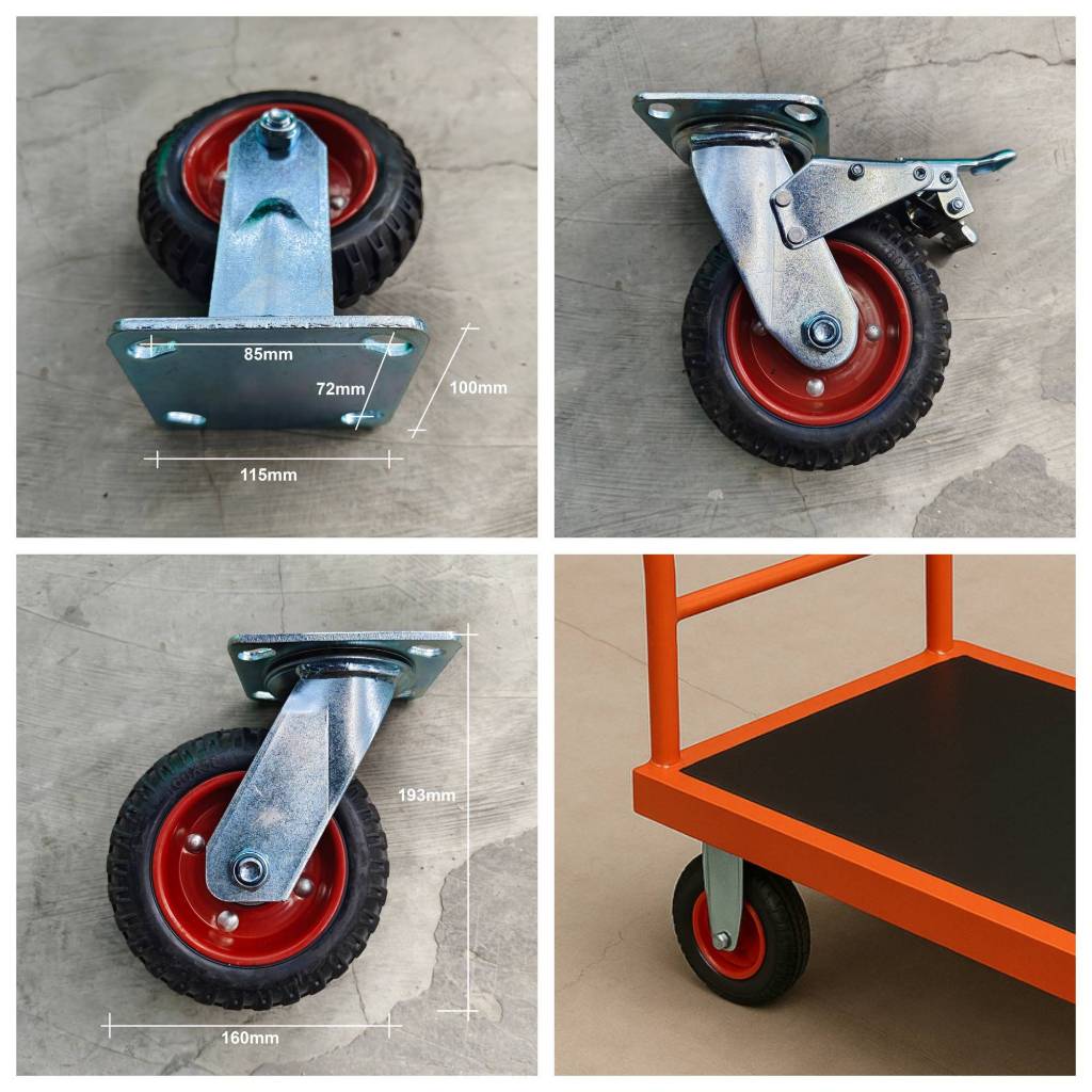 Jual 6 Inch Roda Karet Heavy Duty cocok untuk Troli & Alat Berat ...