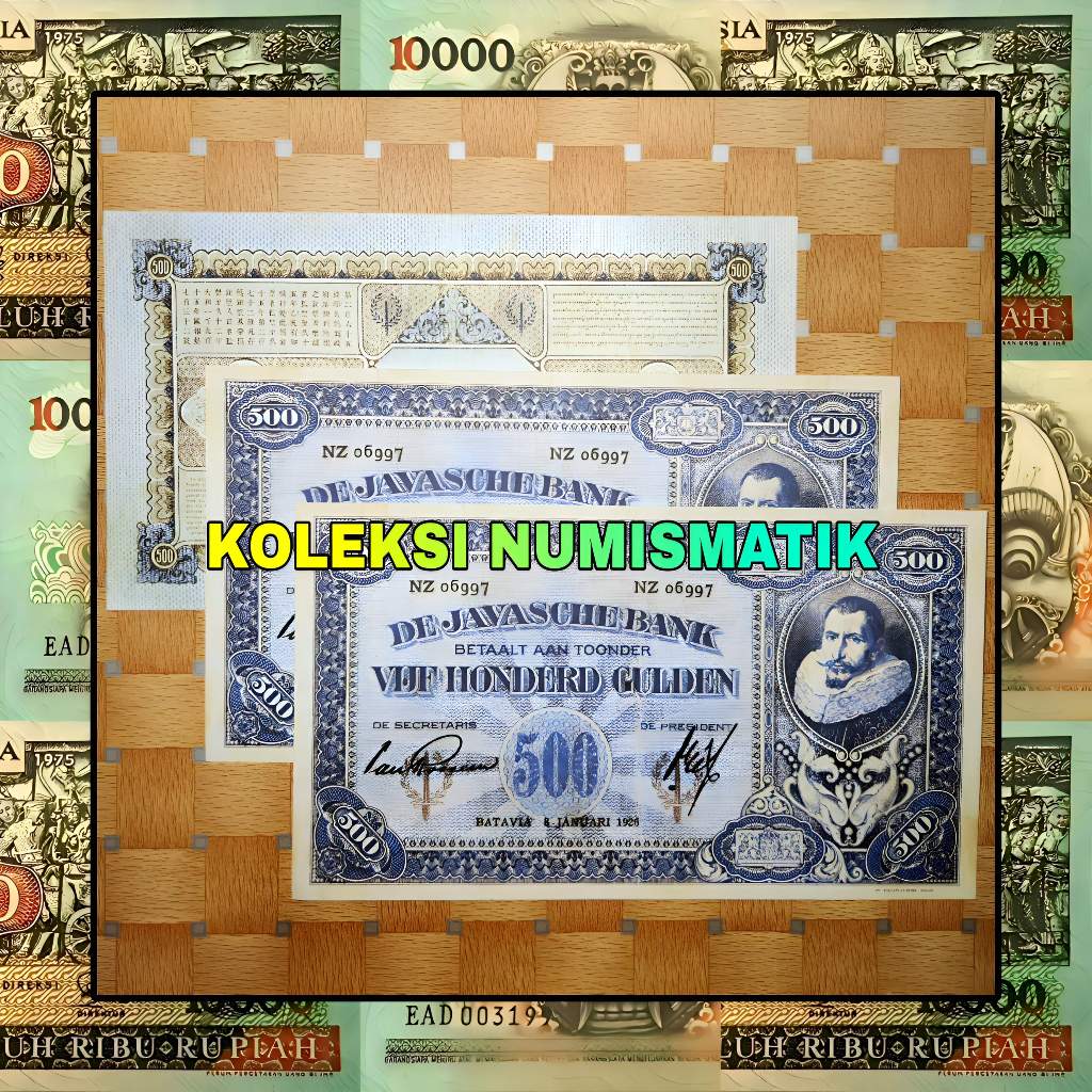 Jual SOUVENIR REPRO UANG KERTAS KUNO HINDIA BELANDA 500 GULDEN JP COEN 1926 | Shopee Indonesia